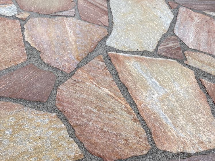 Quarzit Polygonalplatten - Rio Dorado Rosé | jonastone